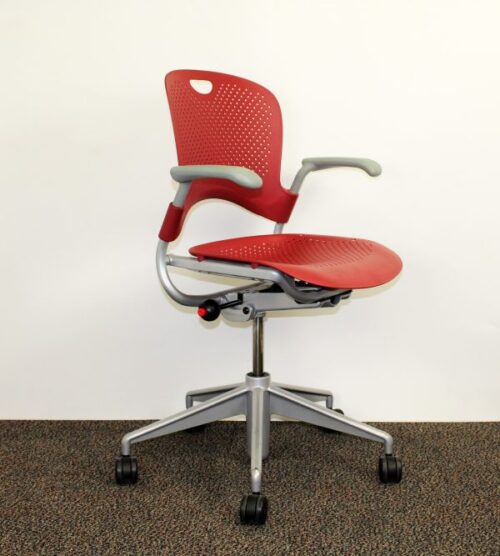 Herman Miller Caper Multipurpose Chair, Red - Solutions Office Interiors