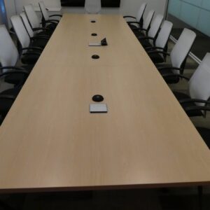 Teknion Expansion, Maple Conference Table, 17’10″x 60″ with Power ...