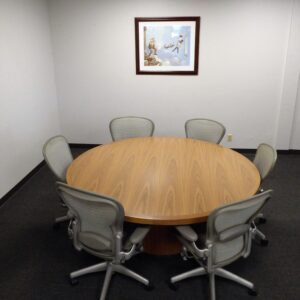 Steelcase 72″ Round Table with 36″supporting base 30″H - Solutions ...