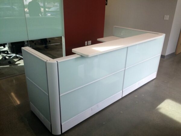 Herman Miller Refurbished Ethospace Reception Desk, 8x4ft - Solutions ...