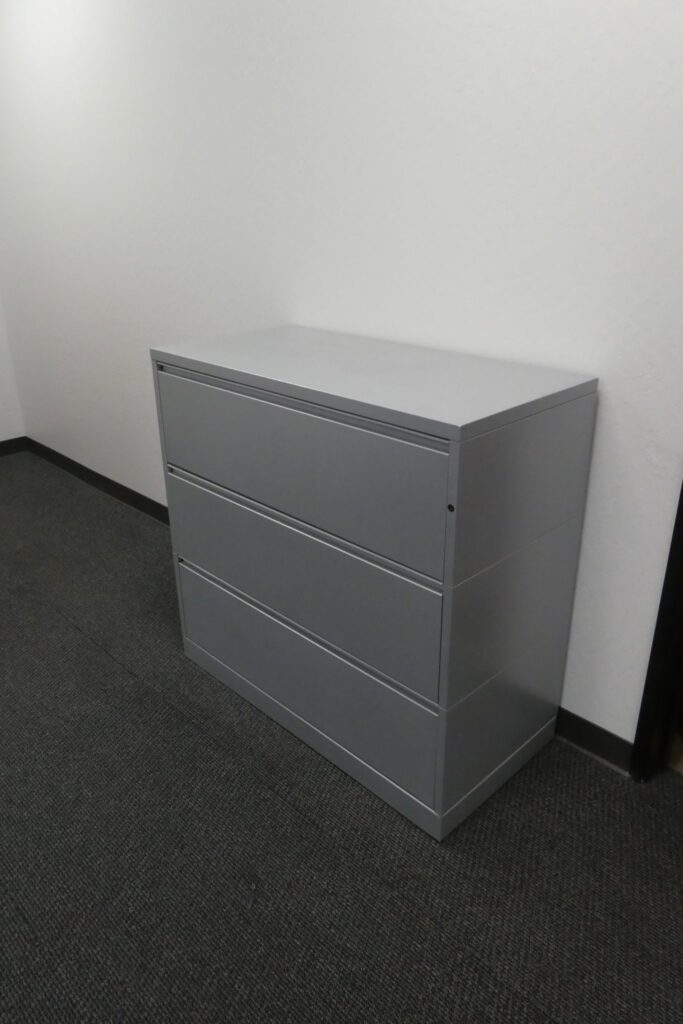 Herman Miller Meridian 3 Drawer Later File Silver 42"W x 20"D x 40"H ...