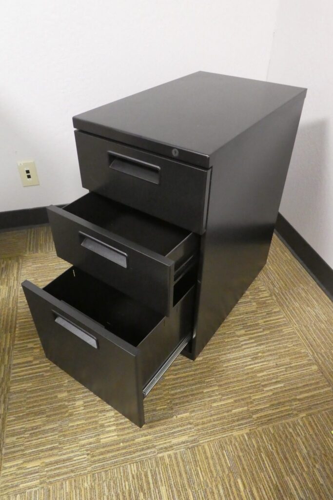 Herman Miller Freestanding Pedestal Box,Box,File Black - Solutions ...
